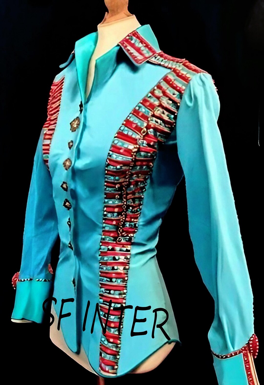 Western Custom Rodeo Queen Horse Riding Show Shirt Showmanship ...