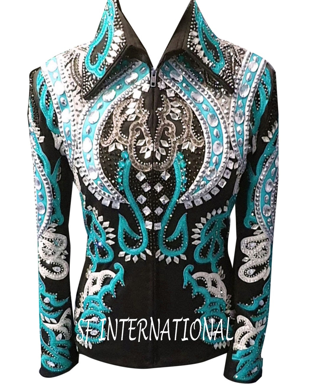 Western Showmanship Jacket for Horse Rider Women's, Western Show Jacket ...