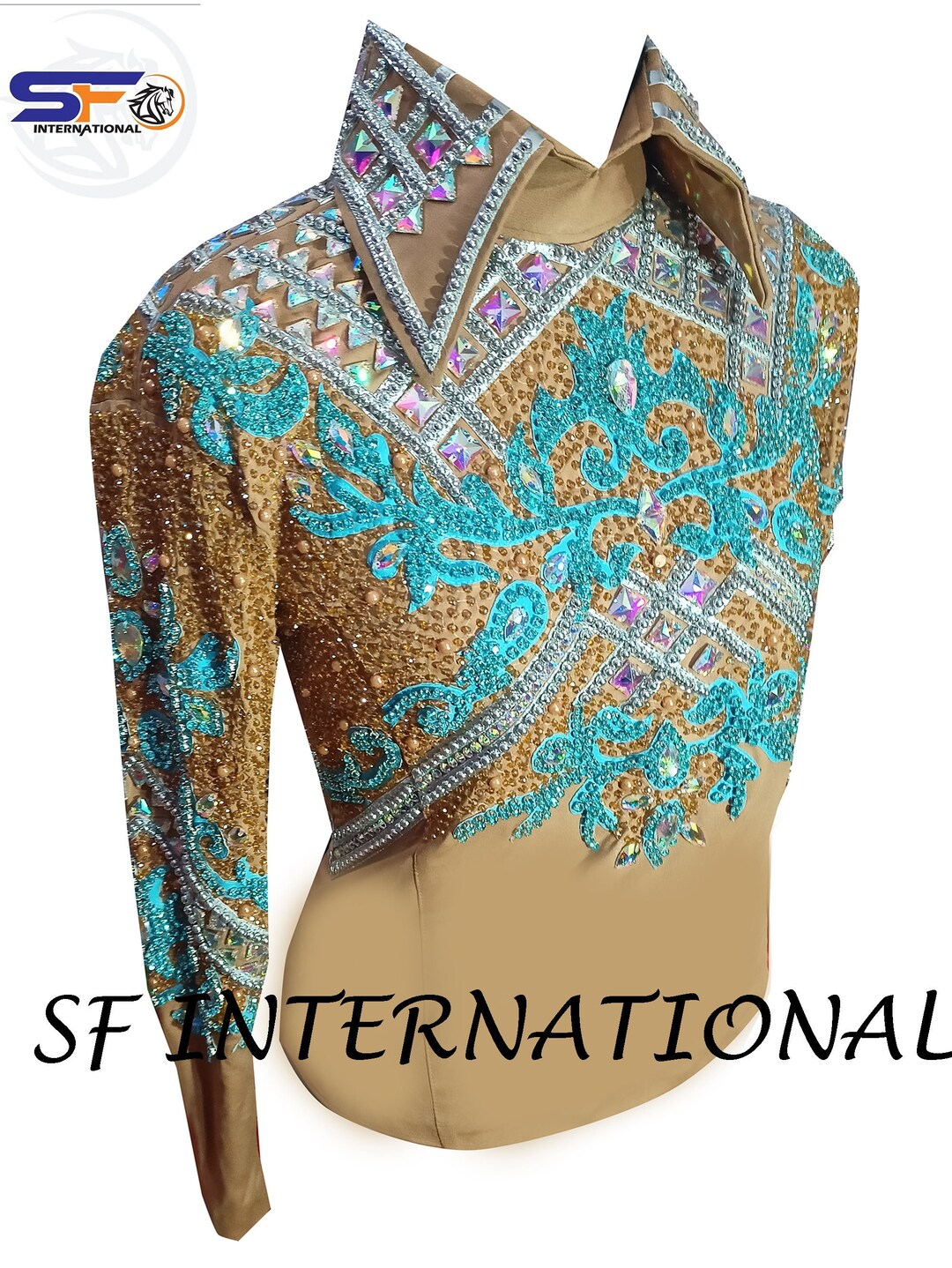 Custom Western Showmanship Jacket: AB Crystal Rodeo Queen Clothing - Etsy