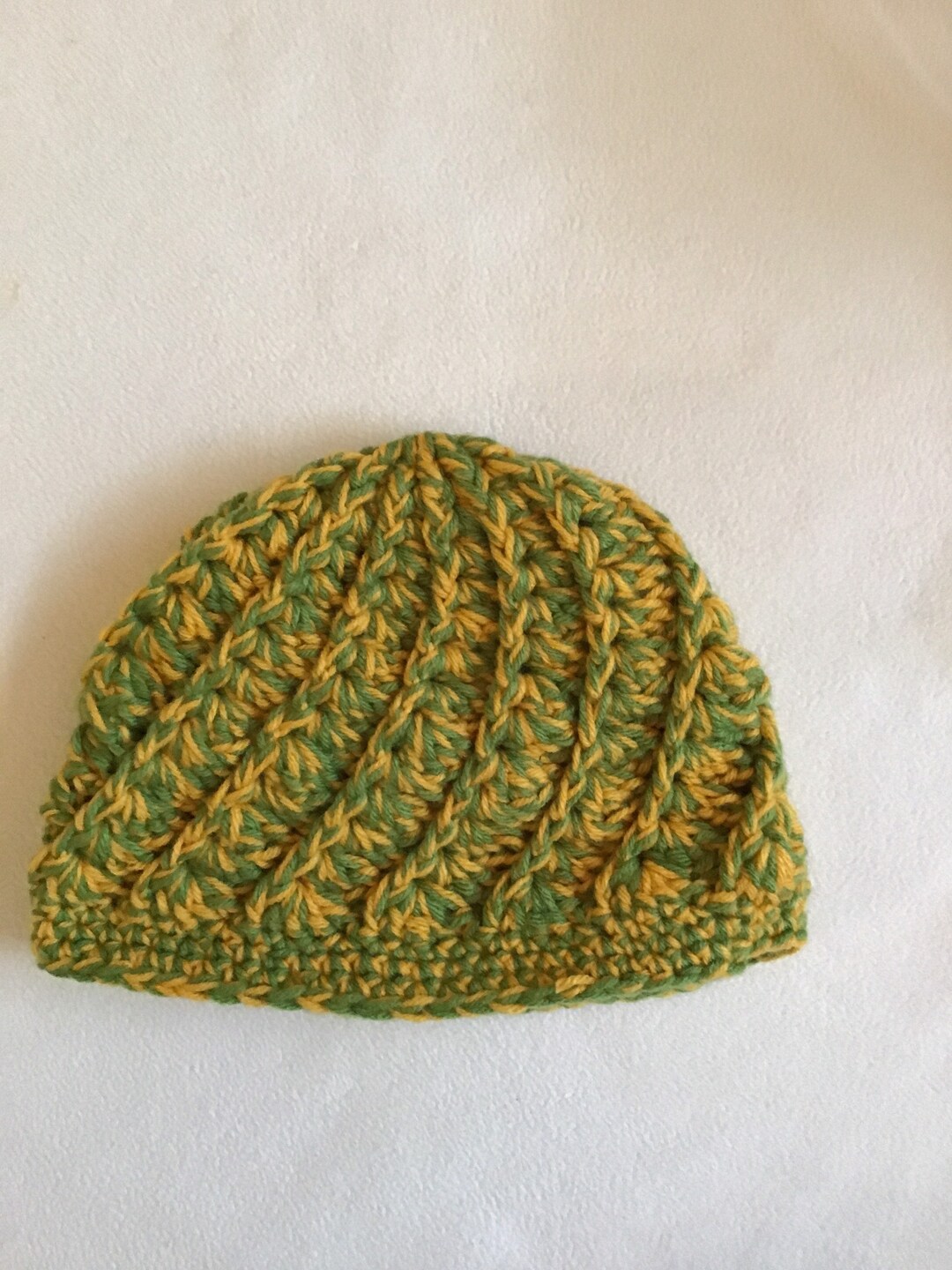 Crochet Two Colors Adult Hat - Etsy