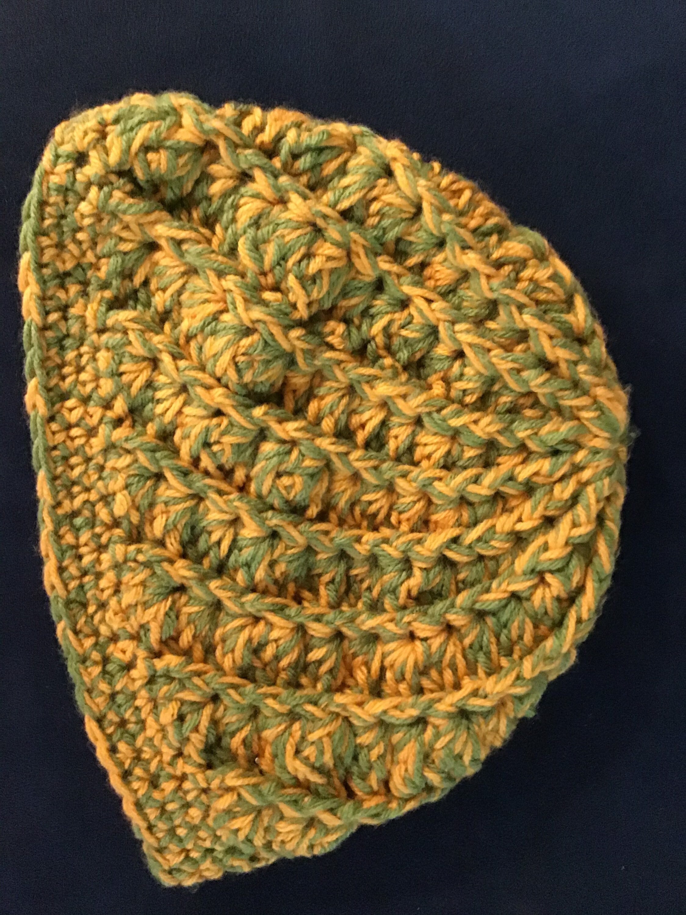 Crochet Two Colors Adult Hat - Etsy