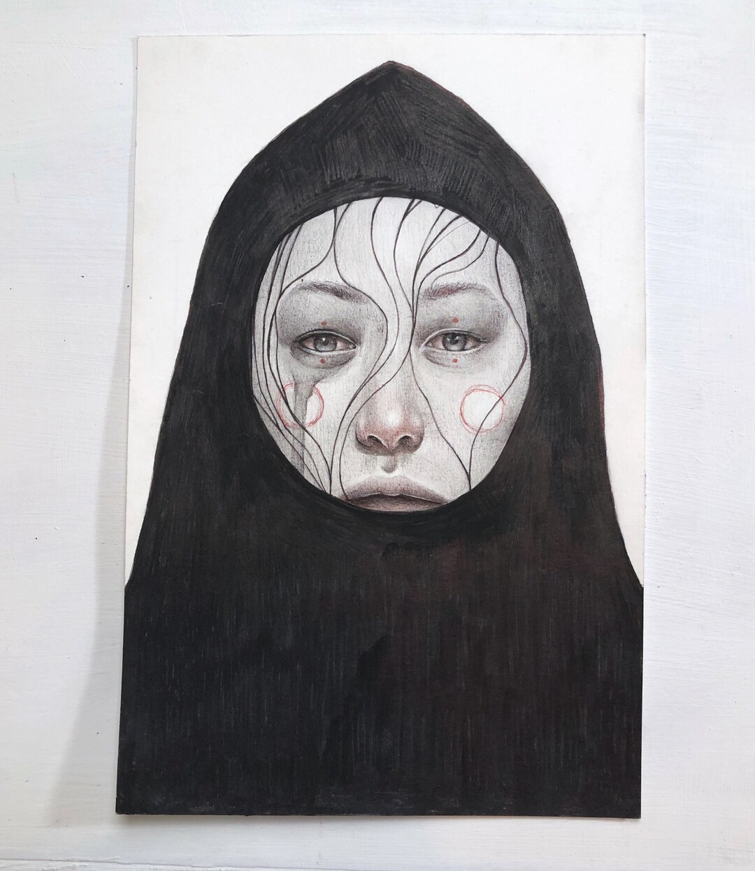 Original Graphite and Pen Drawing - Etsy