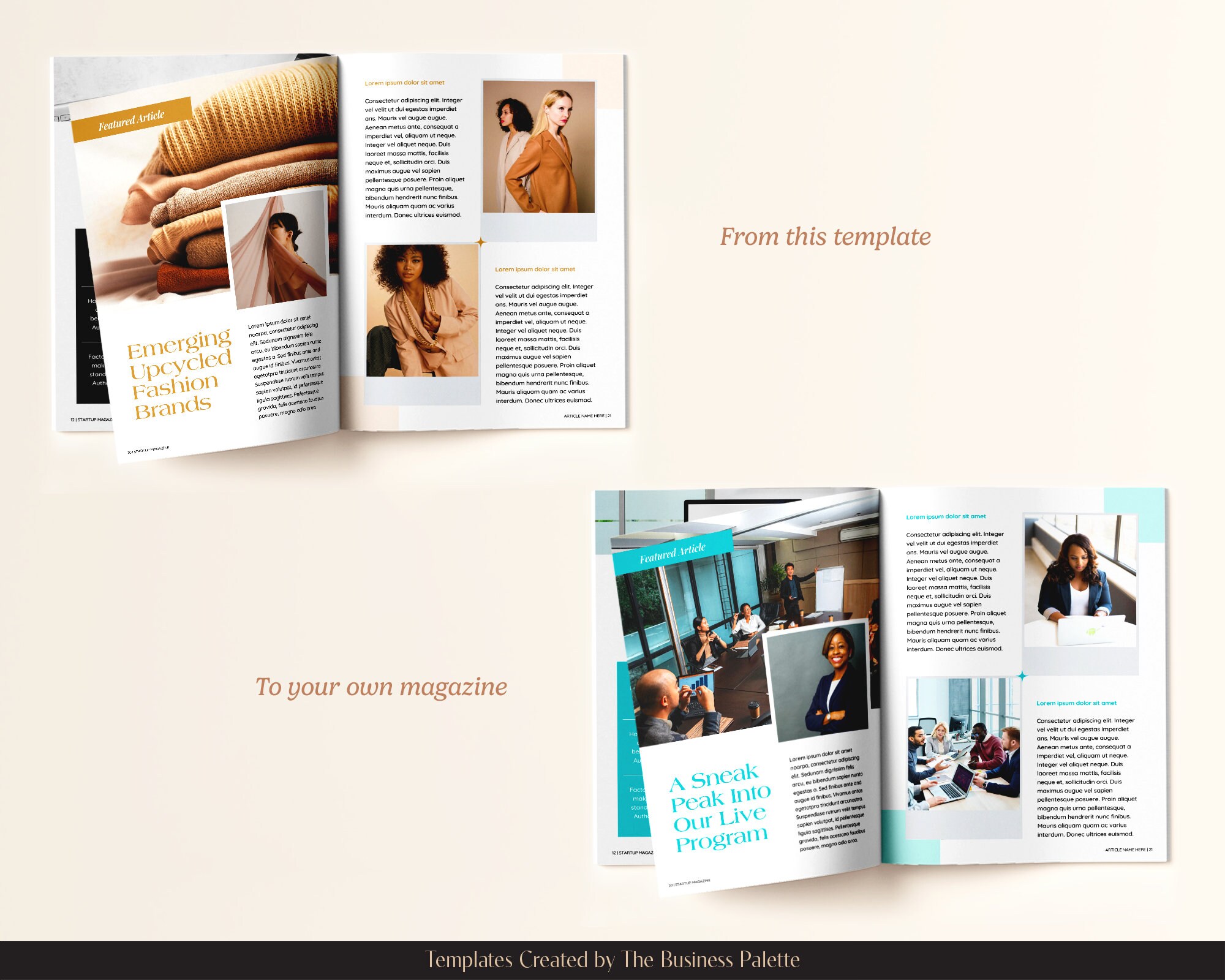 Three Magazines Bundle Startup Business Vol. 1 & 2 Customizable in ...