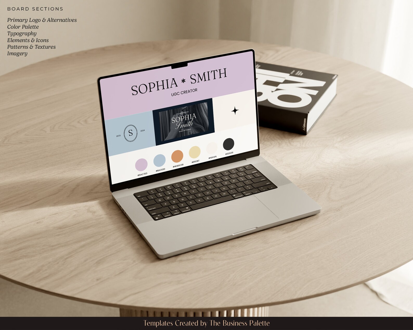 Pastel Brand Board | Canva Template | Premade Kits | Fully Customizable ...