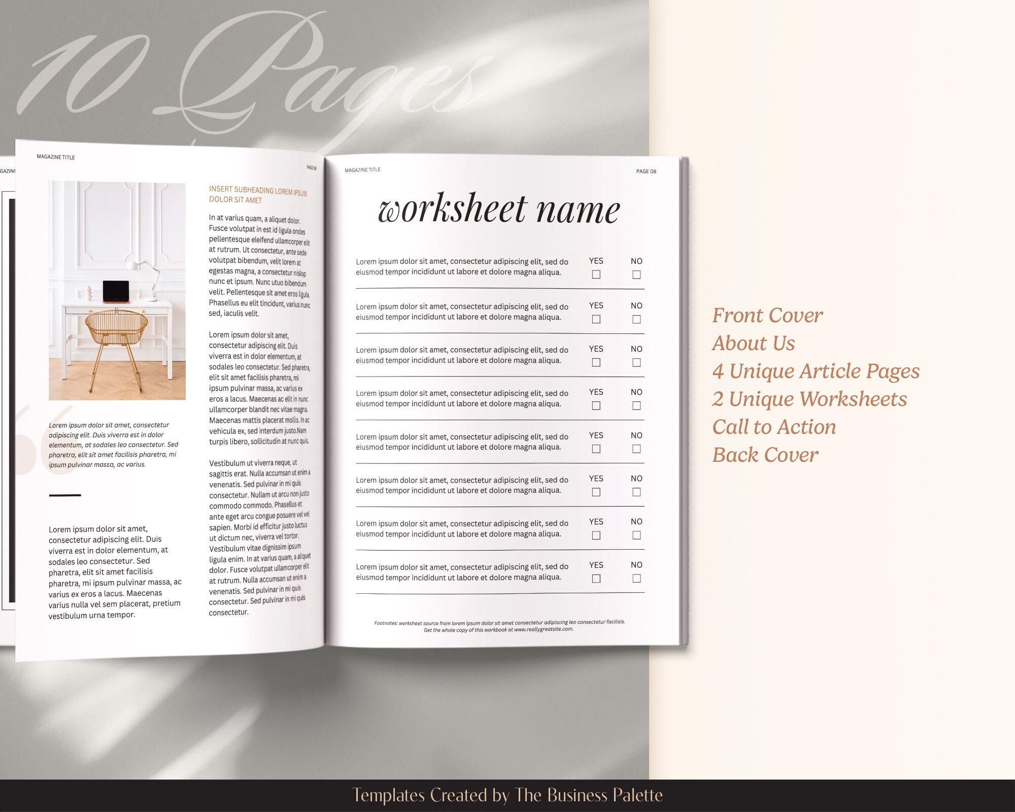 Multipurpose Magazine | Customizable in Canva | 10 Pages Template ...