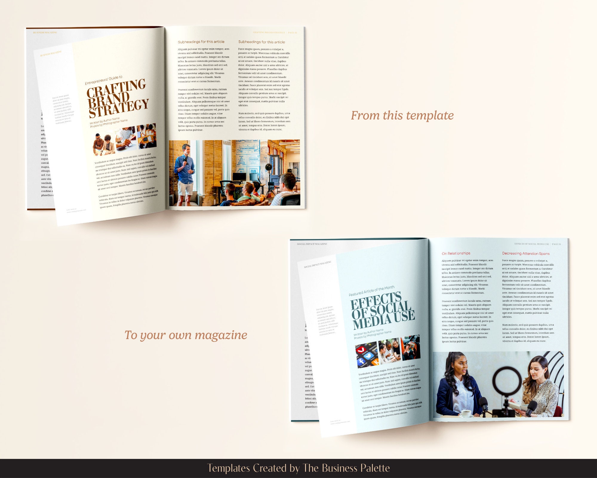 Three Magazines Bundle Startup Business Vol. 1 & 2 Customizable in ...