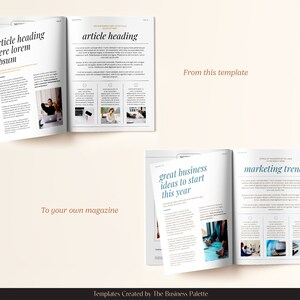 Multipurpose Magazine | Customizable in Canva | 10 Pages Template ...