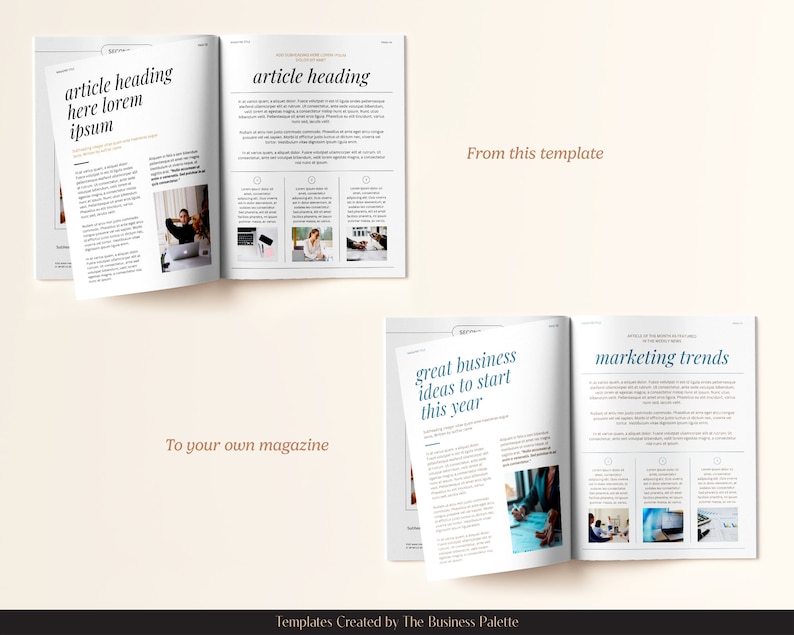 Multipurpose Magazine | Customizable in Canva | 10 Pages Template ...