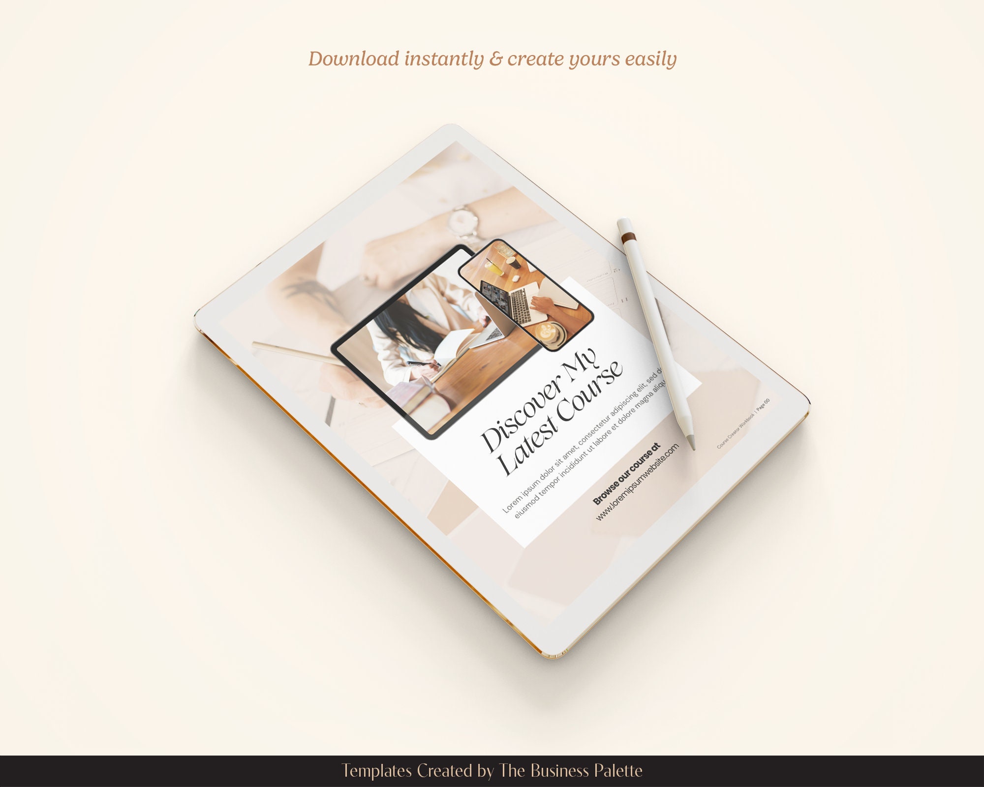 IRIS Course Creator Workbook Customizable in Canva 100 Pages Template ...