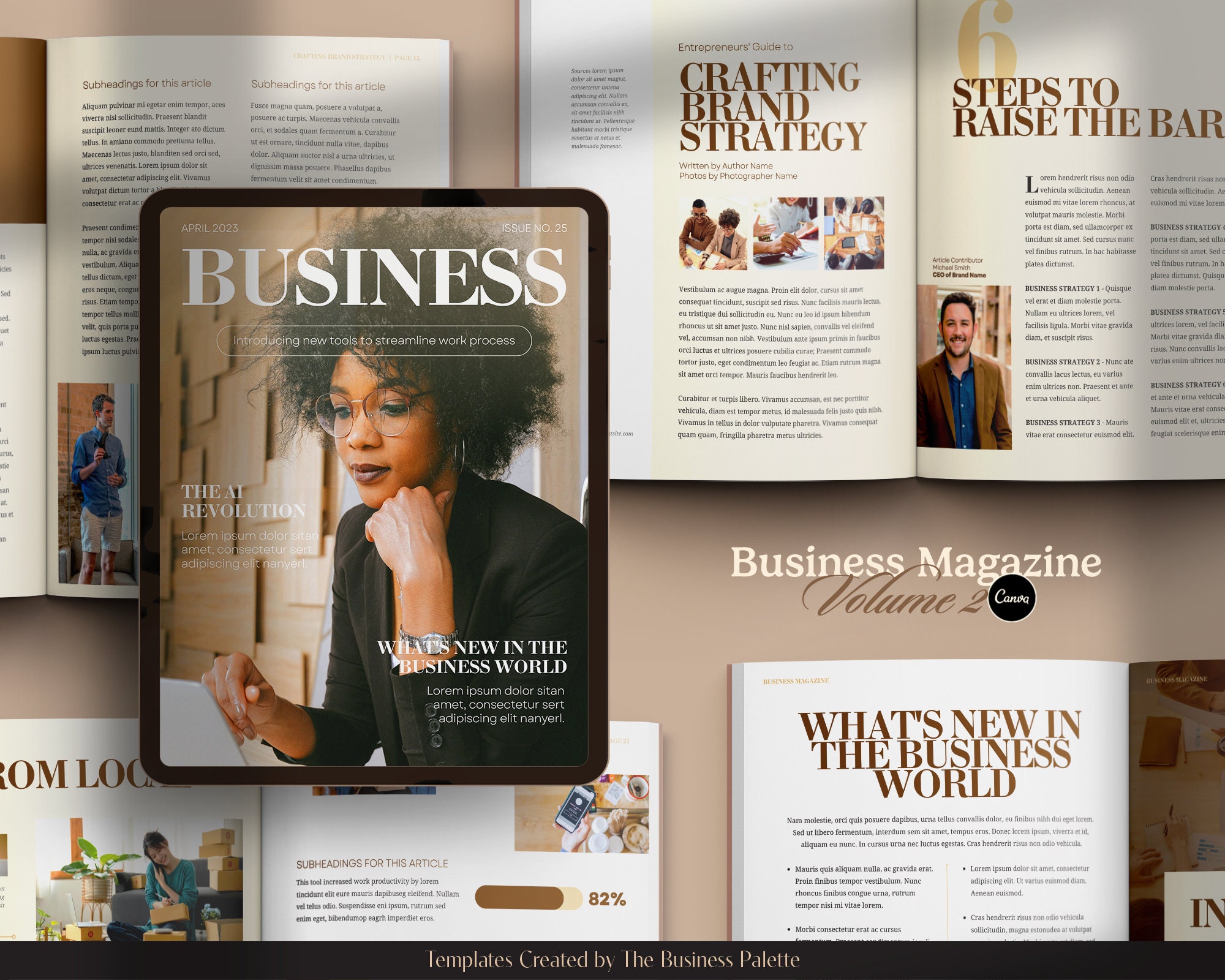 Two Magazines Bundle | Business Magazines Vol. 1 and 2 | Letter & A4 ...