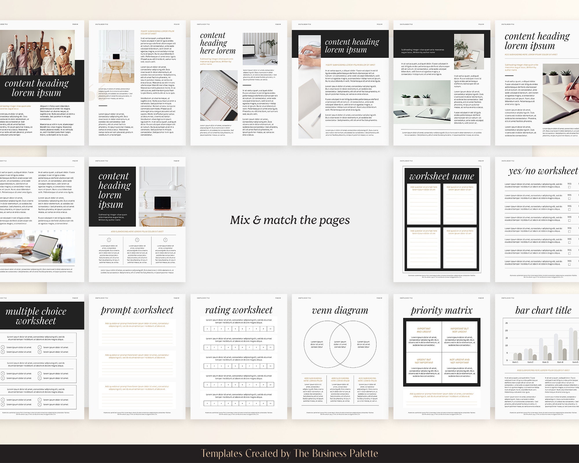Minimalist Ebook Creator Customizable in Canva 50 Pages Template Letter ...
