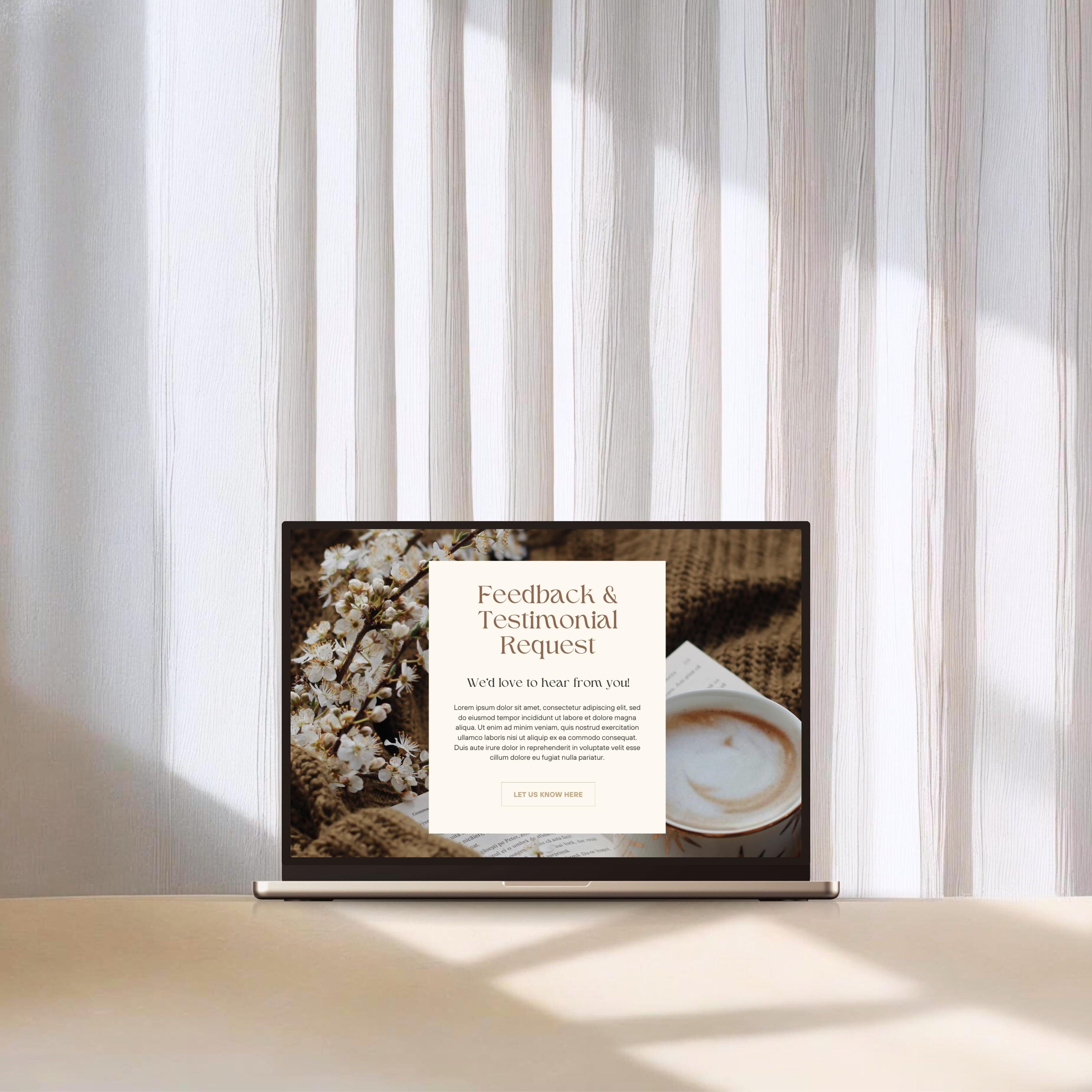 Canva MacBook Mockup Template | Laptop Device | Minimalist Elegant ...