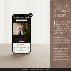 Fashion Ecommerce Email Set | 50 Canva Templates | Email Flow Creator ...