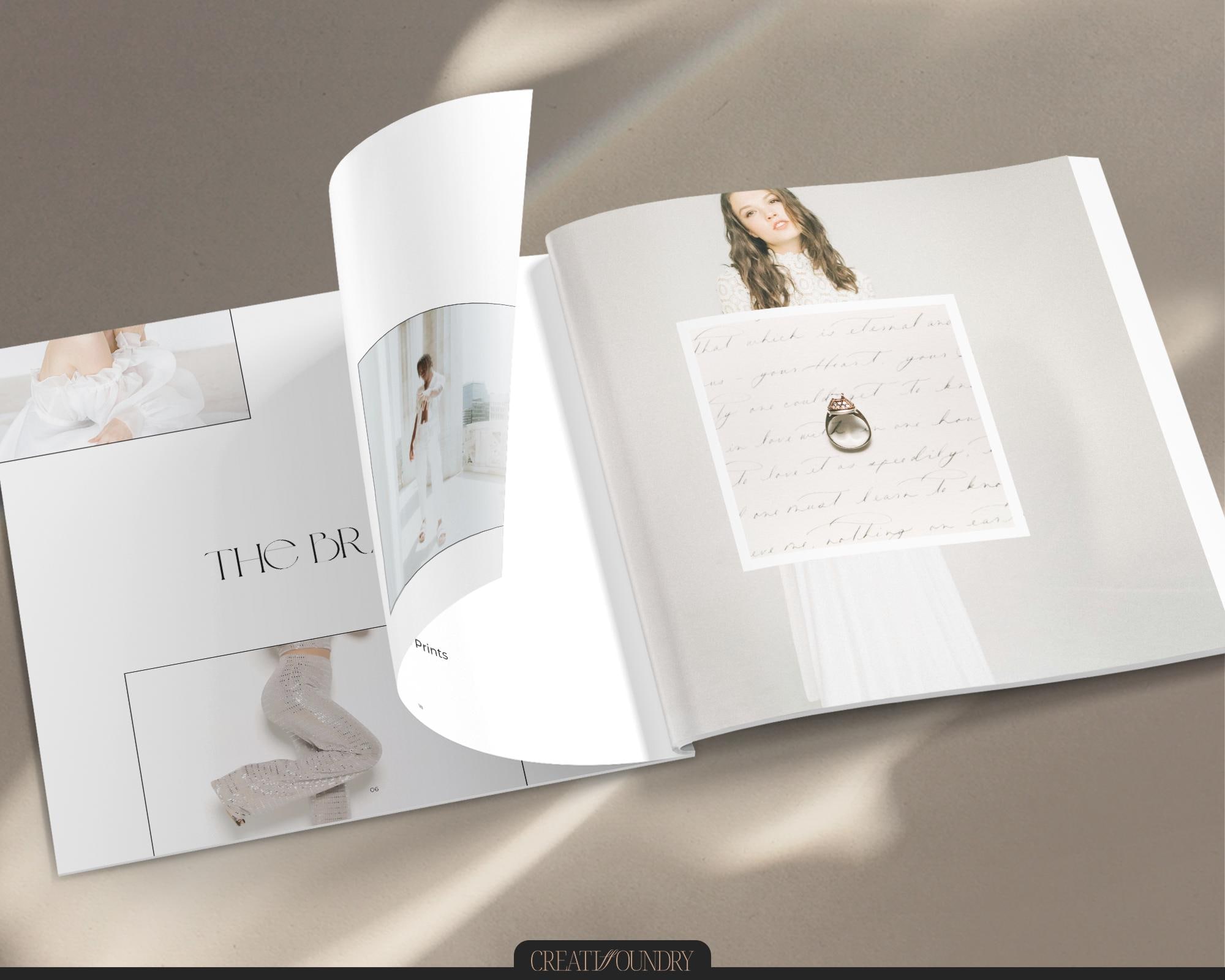 Elegant Lookbook | Square Digital Magazine | 20 Pages Canva Templates ...
