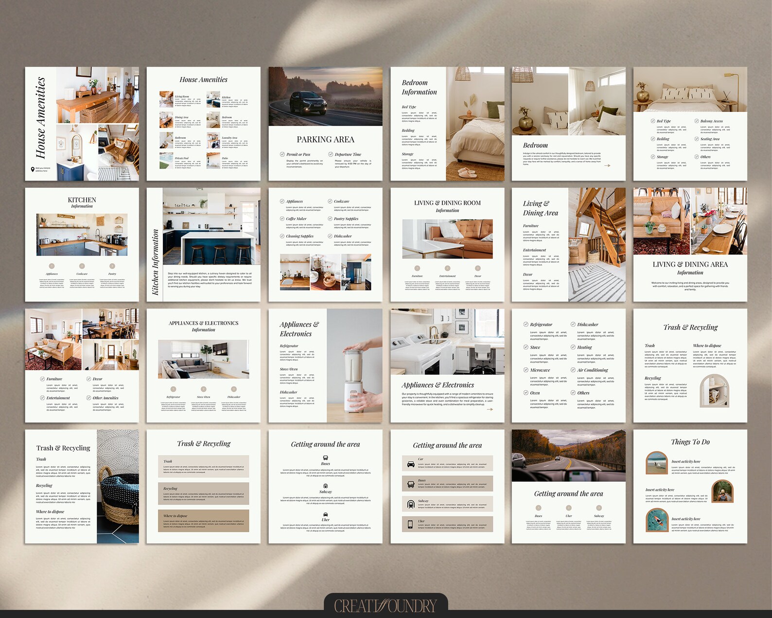Airbnb Instagram Posts | Customizable in Canva | 100 Templates | 1080 X ...
