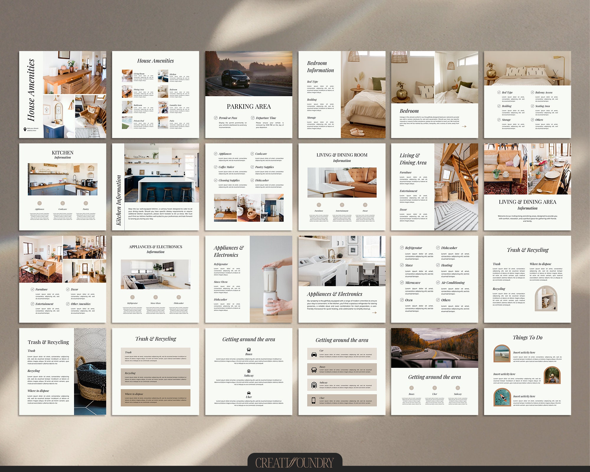 Airbnb Instagram Posts | Customizable in Canva | 100 Templates | 1080 X ...