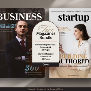 Bundle of Business Magazine Volume 1 and Startup Magazine ...