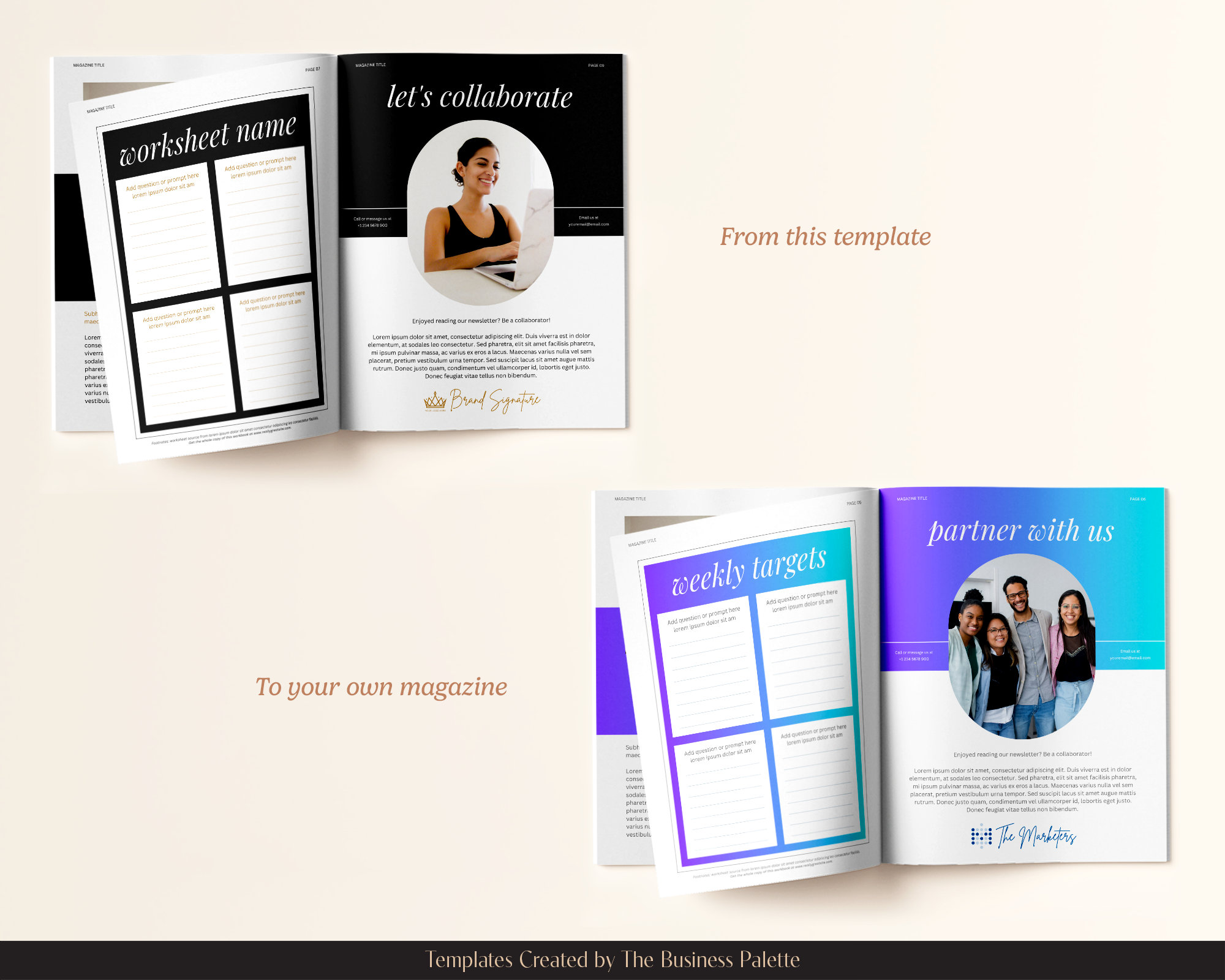 Multipurpose Magazine | Customizable in Canva | 10 Pages Template ...