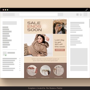 Fashion Ecommerce Email Set | 50 Canva Templates | Email Flow Creator ...