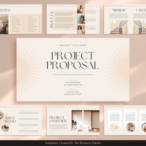 Project Proposal Presentation | Customizable in Canva | 28 Slides ...