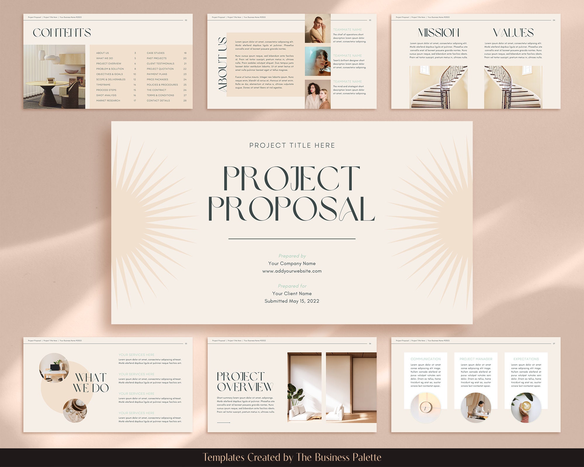 Project Proposal Presentation | Customizable in Canva | 28 Slides ...