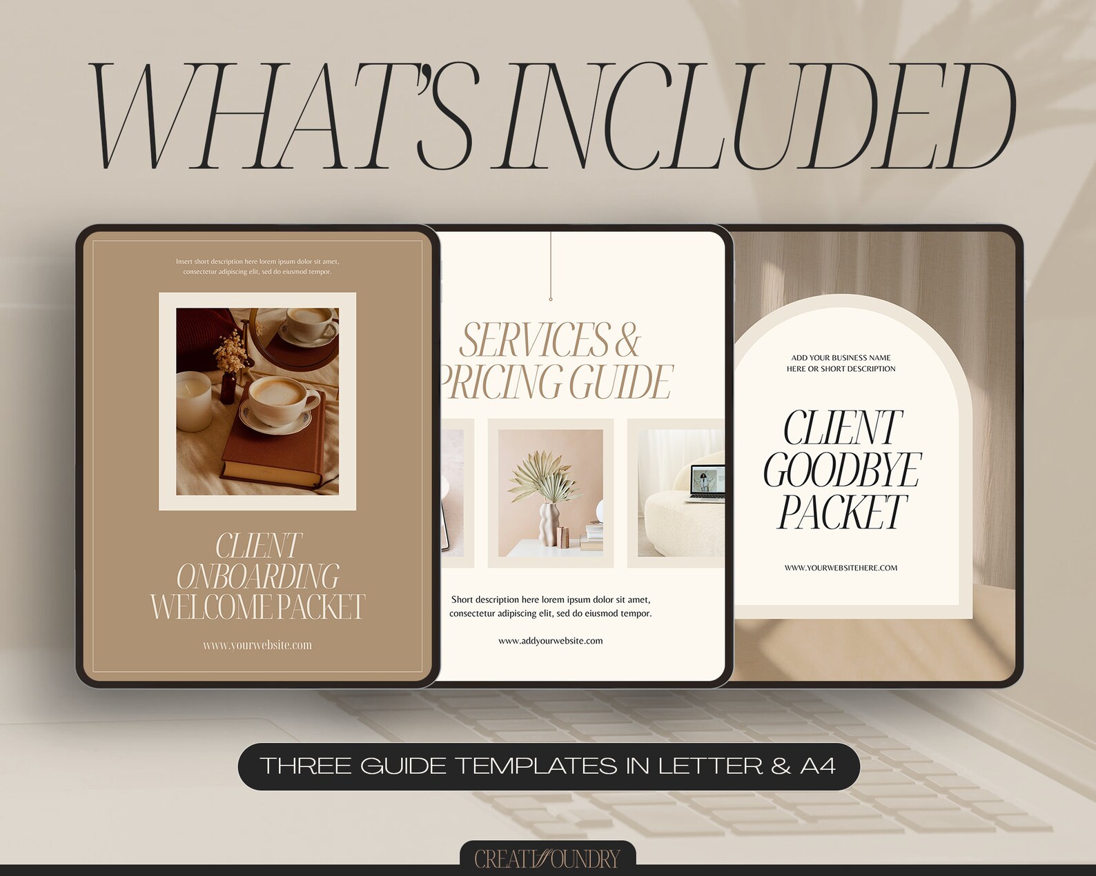 TERRA Client Guides Bundle | Customizable in Canva | Three Ebook ...
