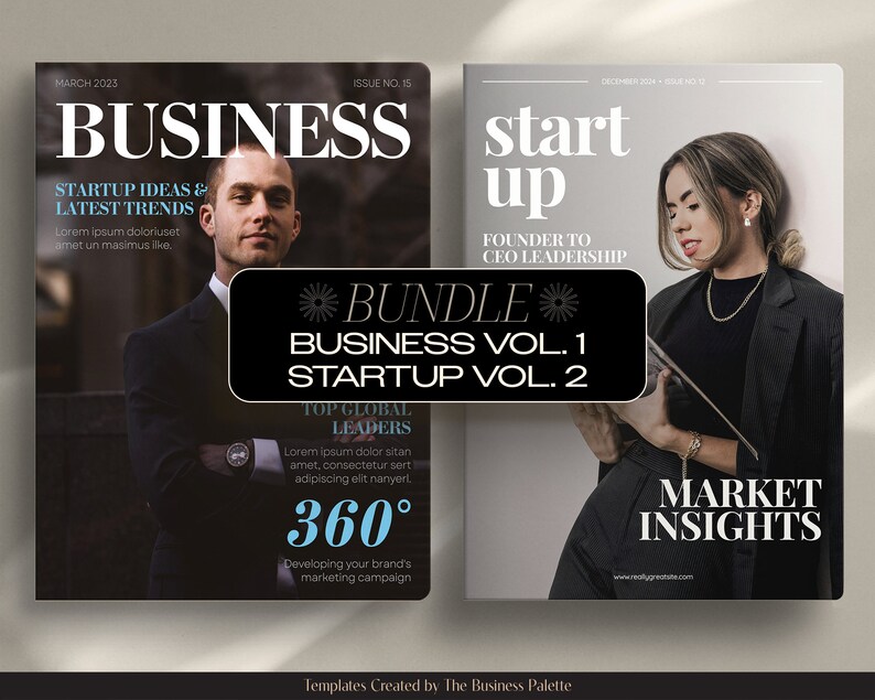 Magazine Bundle | Business Magazine Vol. 1 Second Version and Startup ...