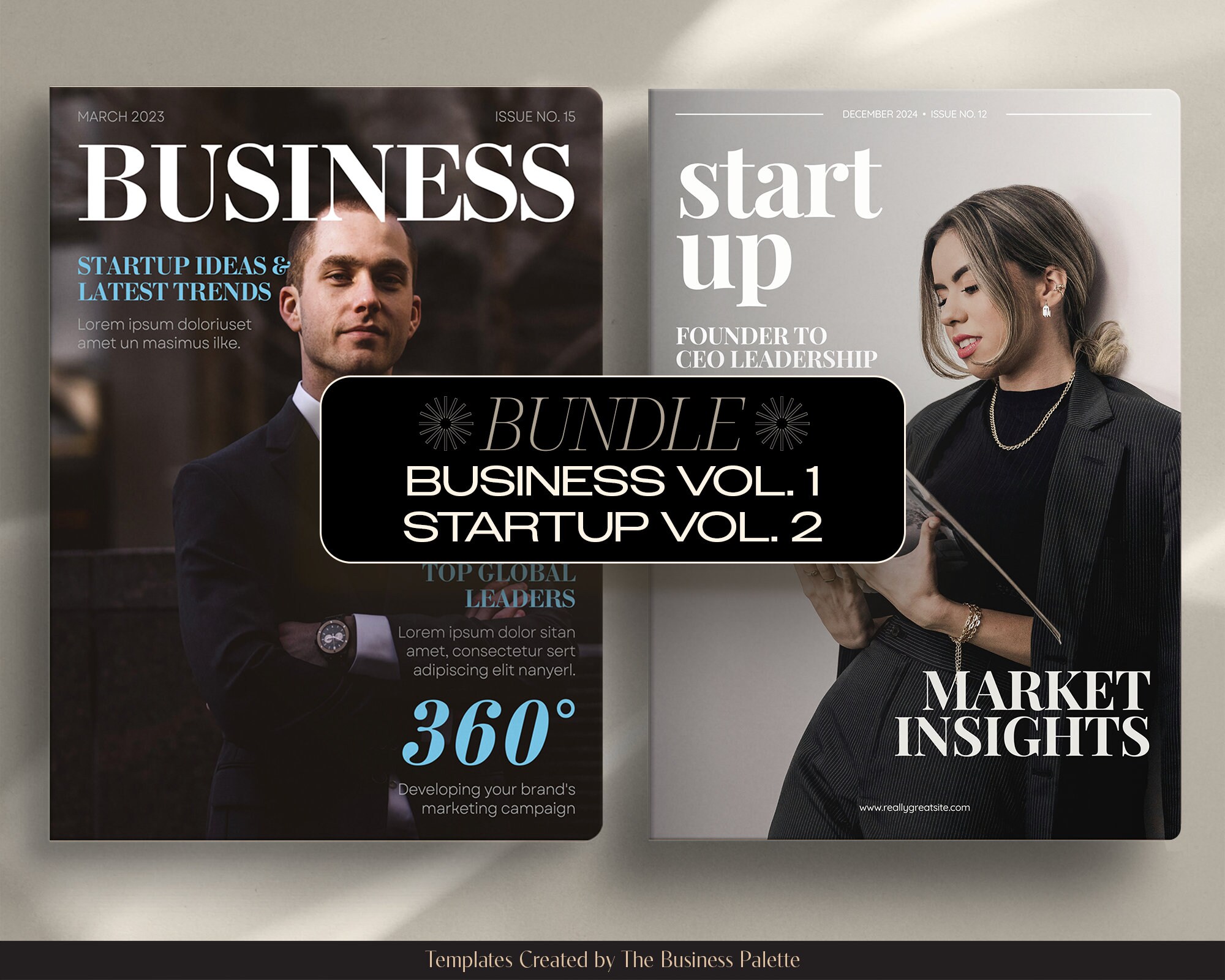 Magazine Bundle | Business Magazine Vol. 1 Second Version and Startup ...
