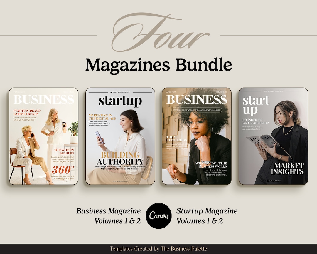 Four Magazines Bundle | Business Magazine and Startup Magazine | Vol. 1 ...