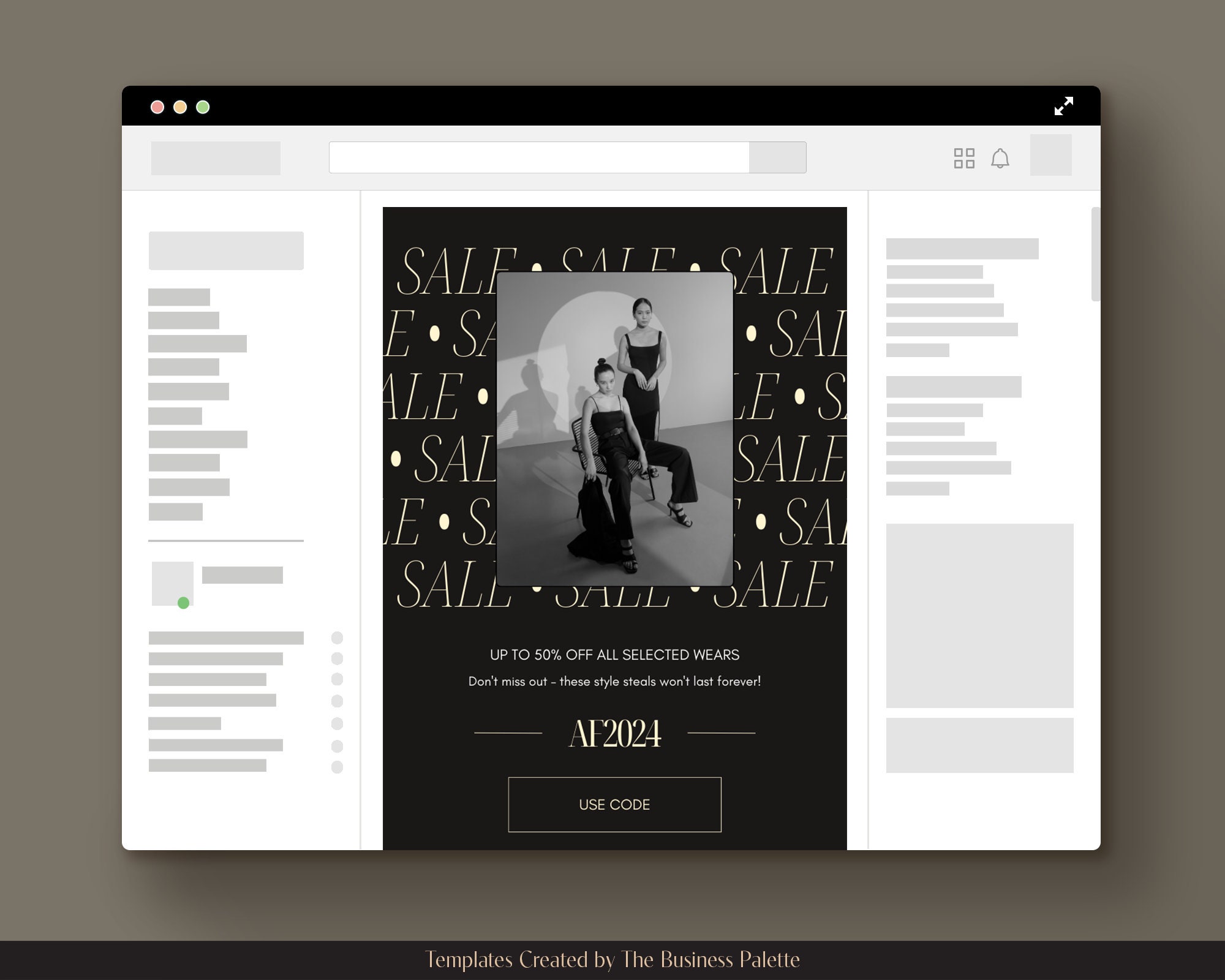 Fashion Emails Set | 50 Canva Templates | Email Flow Creator | Brand ...