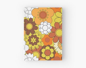 70s Retro Notebook - Etsy