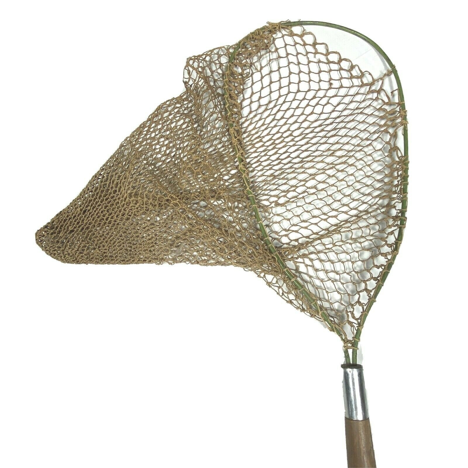 Vintage Fishing Net: Wooden Handle Fisherman's Skimmer, Antique Decor ...