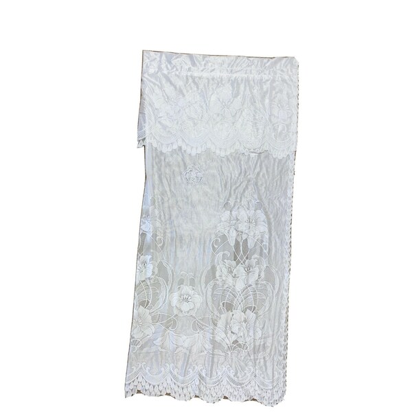 Sheer Curtains With Attached Valance - Etsy