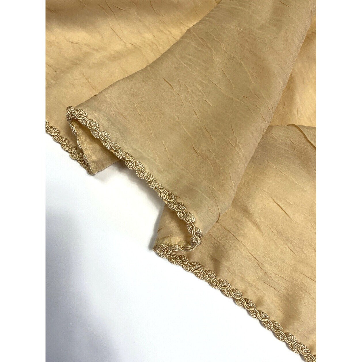 Vintage JC Penney Swag Valance: Tan Brown Window Scarf Drapes - Etsy