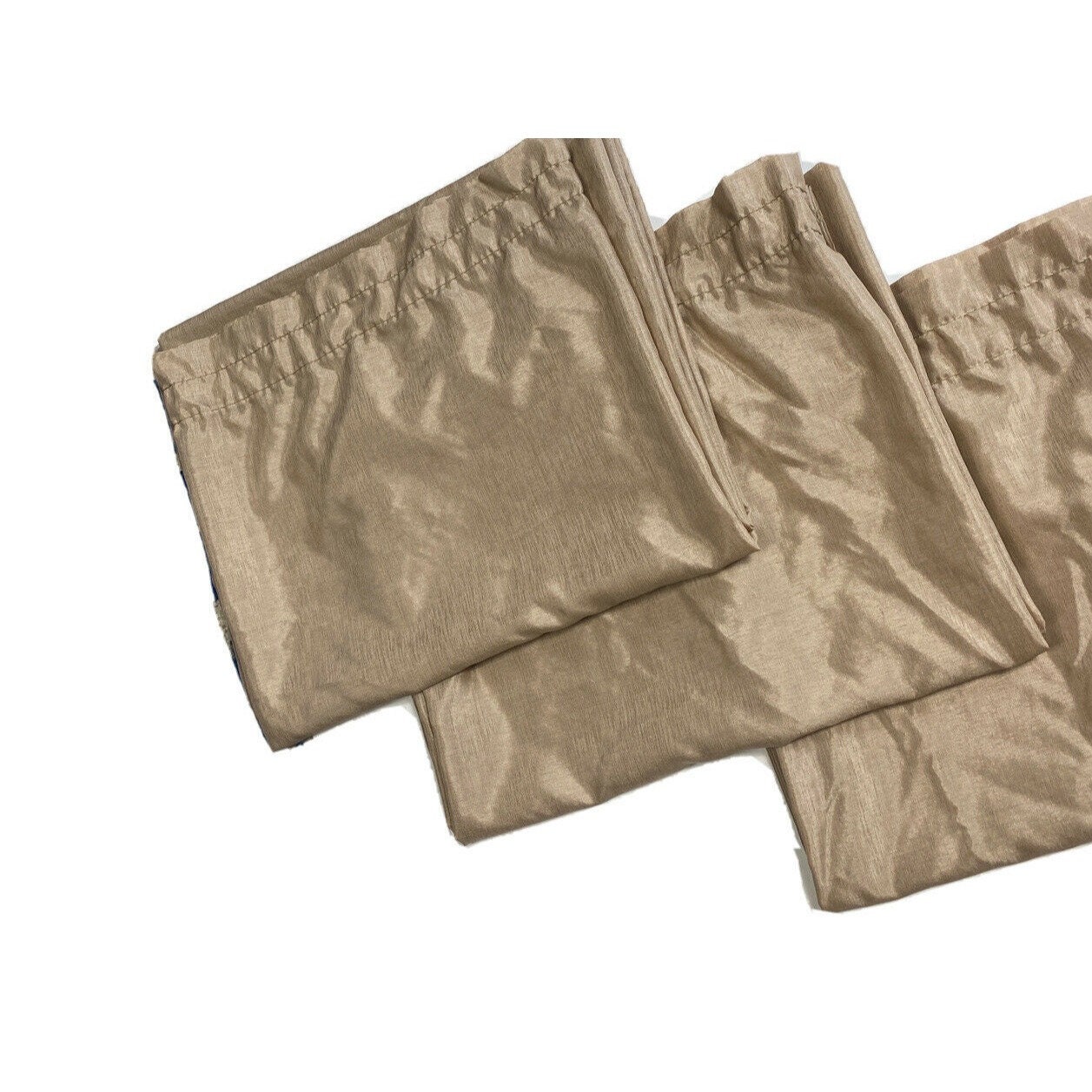 Set 4 Rare Vintage 1970s Sears Curtains Drapes Faux Silk Brown ...