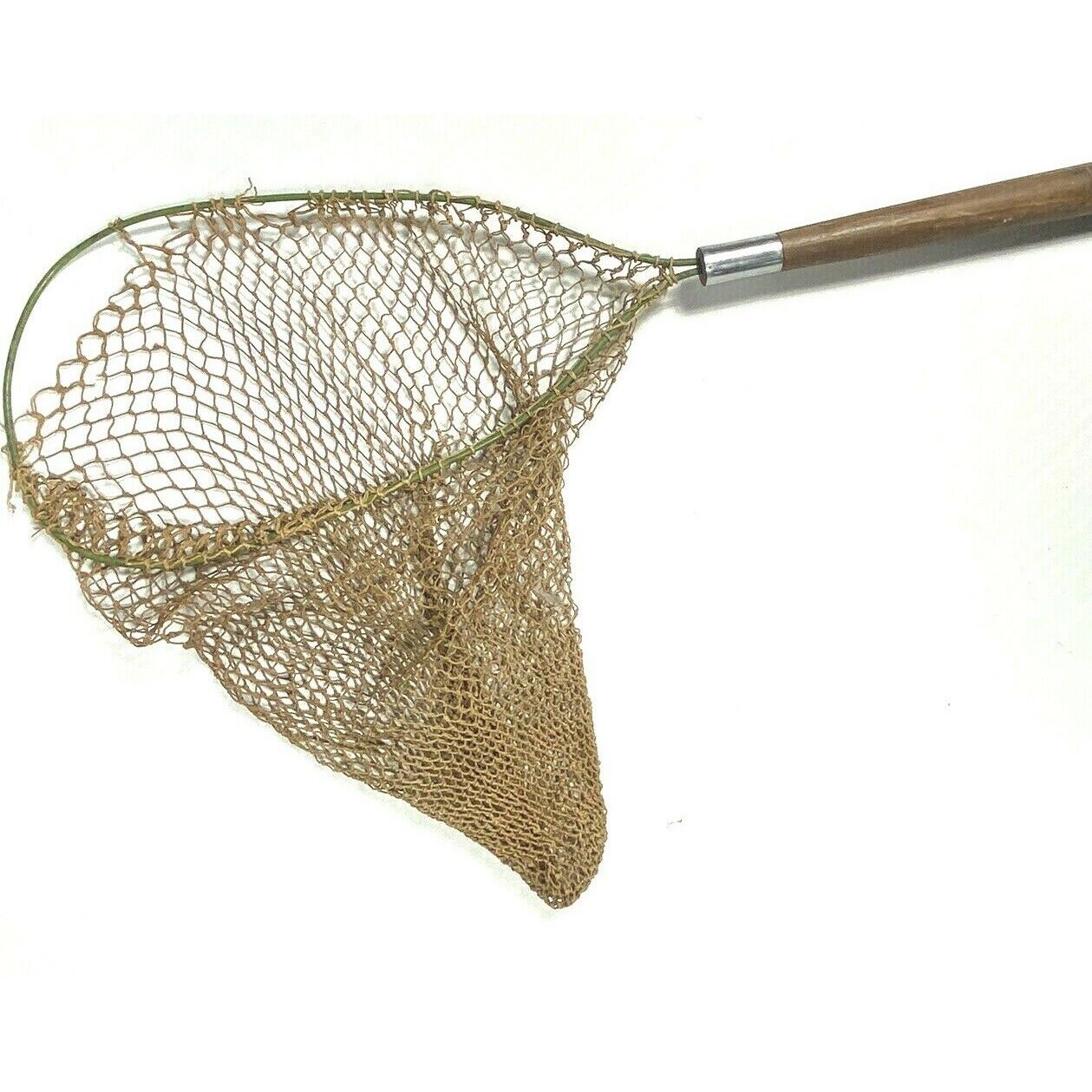 Vintage Fishing Net: Wooden Handle Fisherman's Skimmer, Antique Decor ...