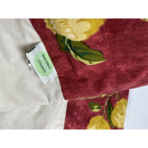 Waverly Chianti Red Valance: Grapes & Pears Fruit Print, Lined Window ...