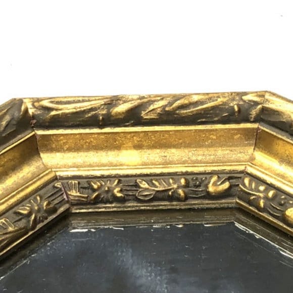 The Bombay Company Vintage Mirror Gold Gilt Rectangular Wide Long 21 X ...
