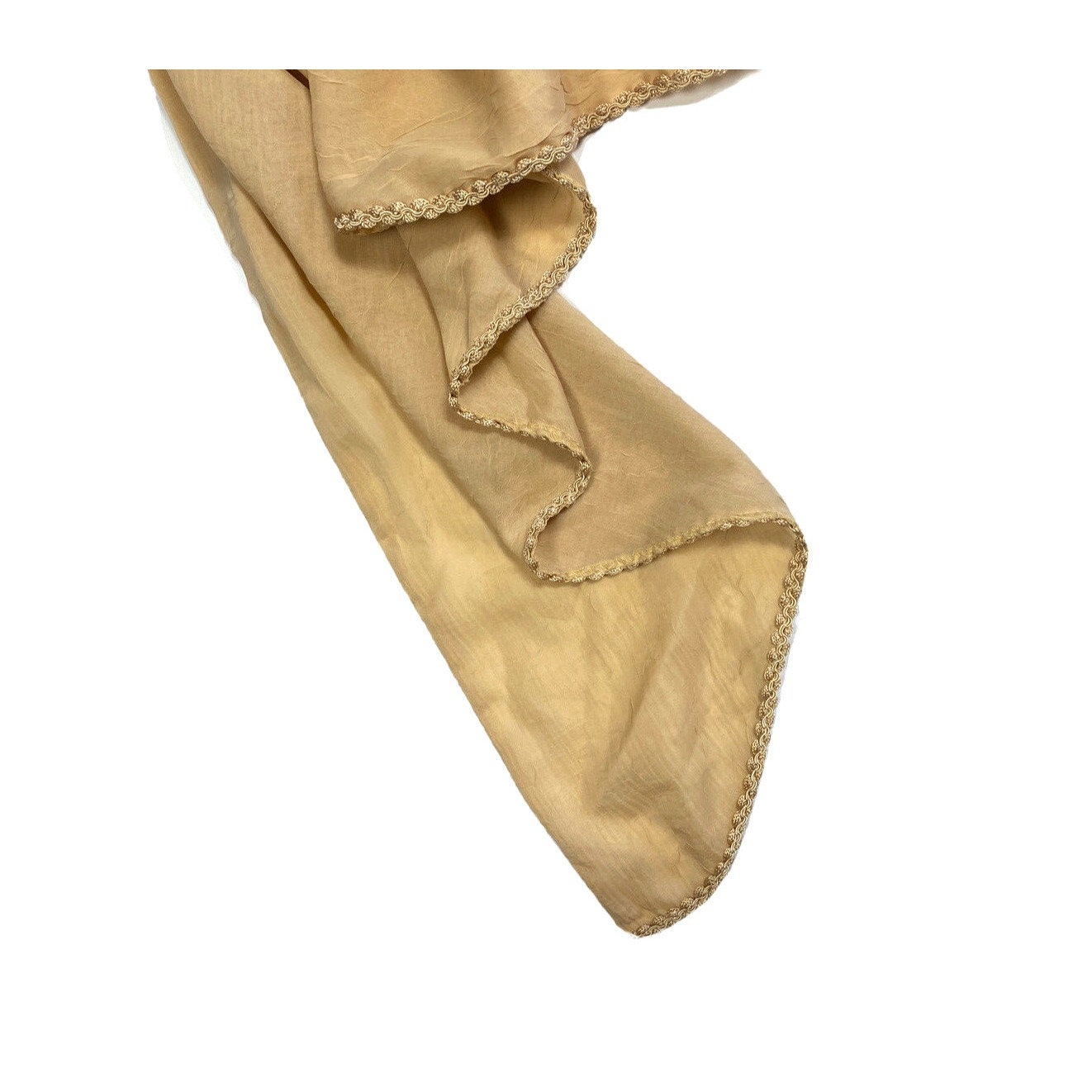 Vintage JC Penney Swag Valance: Tan Brown Window Scarf Drapes - Etsy