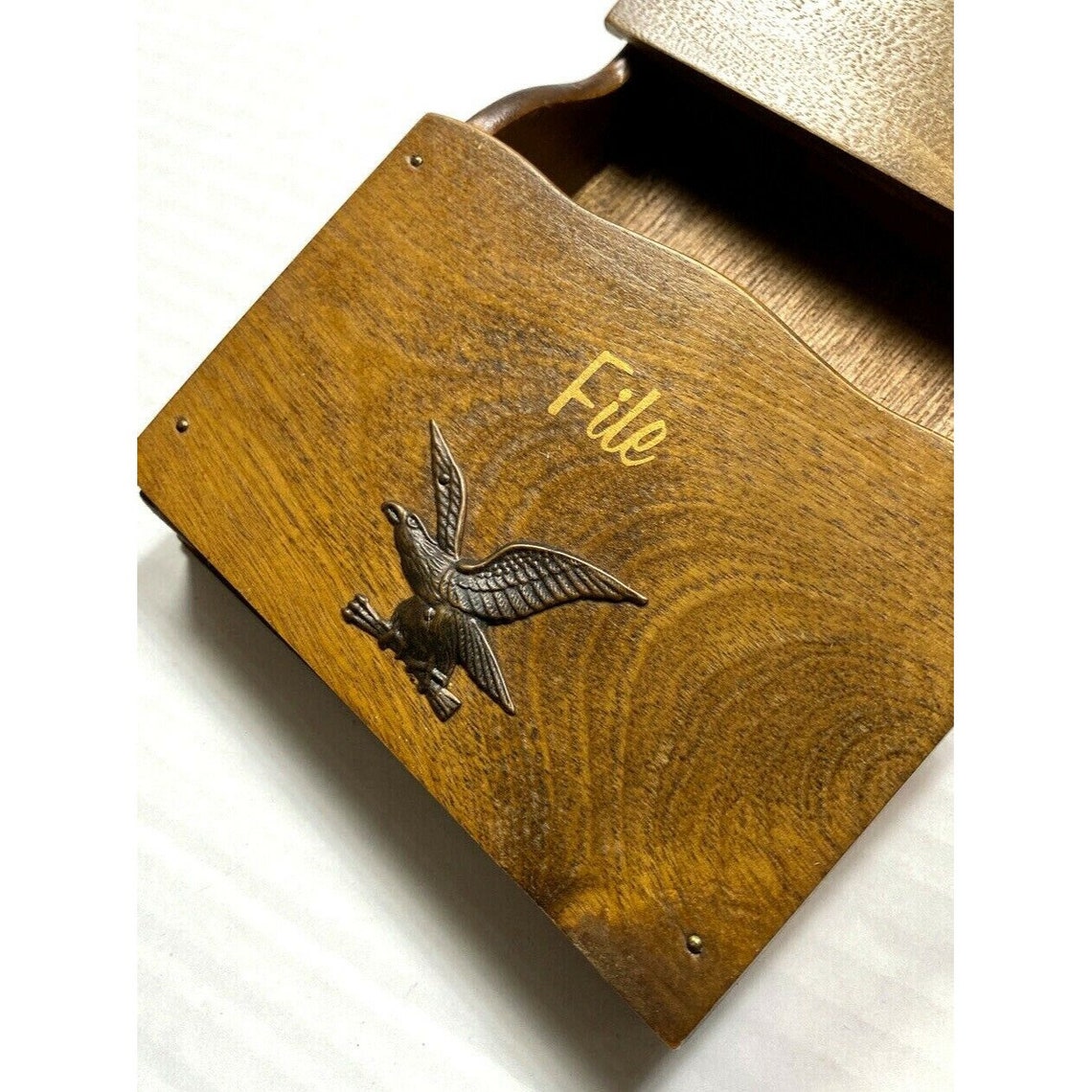 Vintage 1950s 60s Giftwood Japan Wooden Mail Slot Wall Decor Retro ...