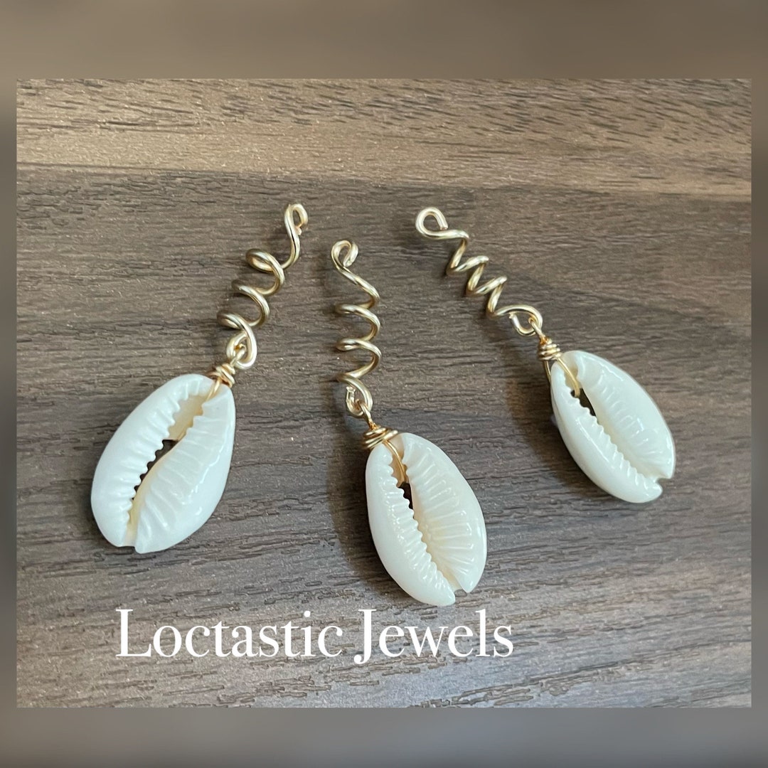 3pc Cowrie Loc Jewelry for Sister/microlocs - Etsy