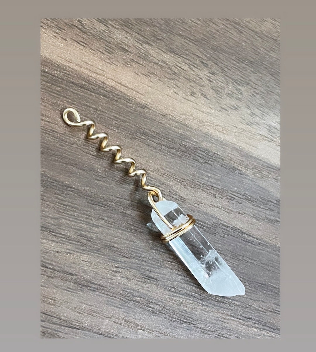 Clear Quartz Microloc Sisterlock Jewelry - Etsy