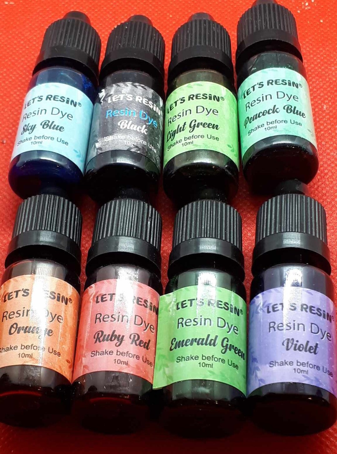 RESIN DYE Epoxy Resin Pigment 8 Colours to Choose Concentrated Epoxy ...