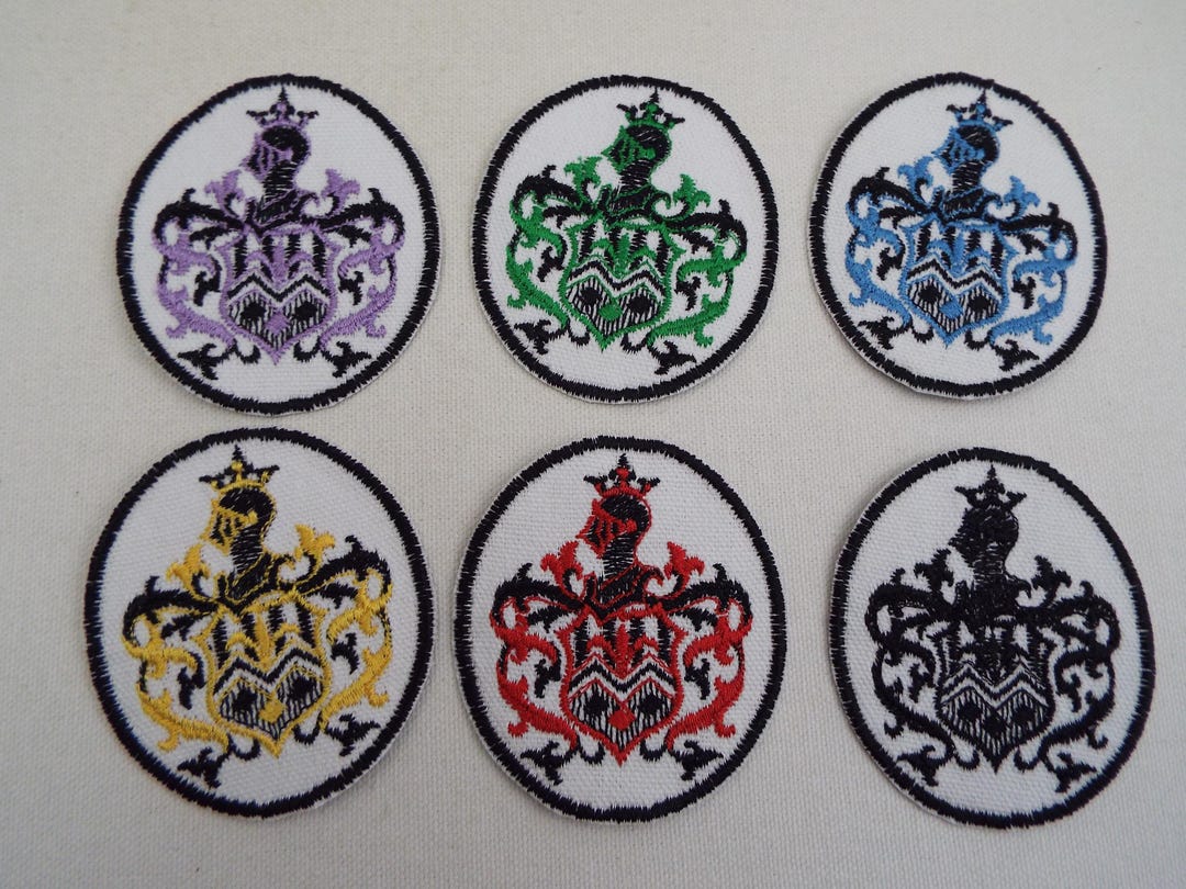 Medieval Heraldry Knight Shield Embroidered Iron on Patch - Etsy