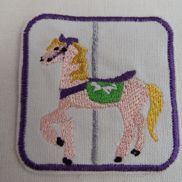 Carousel Horse Applique - Etsy