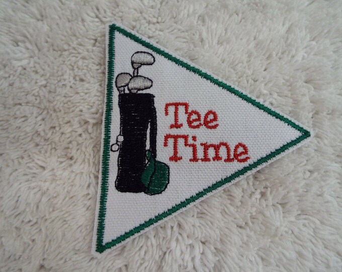 Custom Embroidered Patch Golf Circle Patch Personalize It Sew on or ...