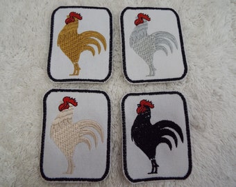 Amazing Charming Rooster Custom Embroidered Iron On/sew Patch - Etsy