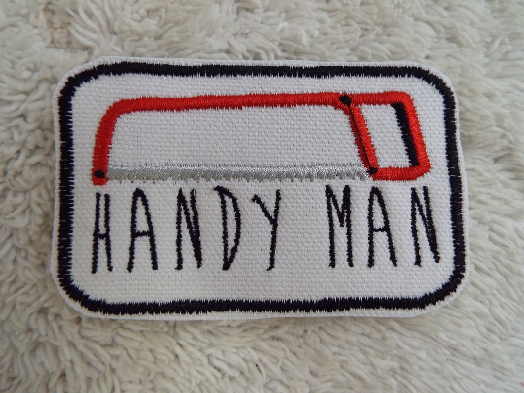 Handyman Hacksaw Embroidery Iron-on Patch - Etsy