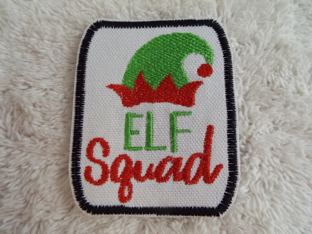 Christmas Elf Squad Iron-on Patch - Etsy