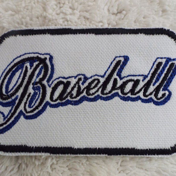 Baseball Patch Letters - Etsy